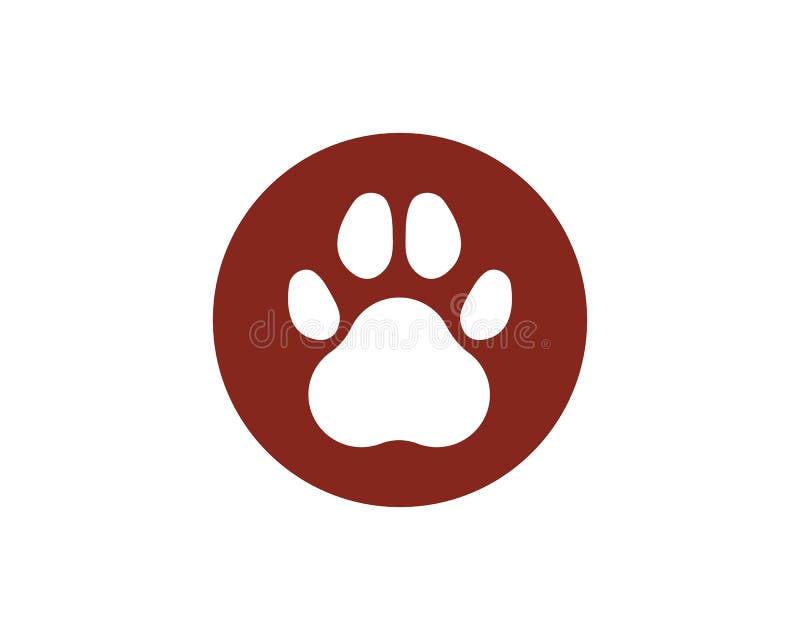 Paw Logo Icon of Pet Vector Template Stock Vector - Illustration of ...