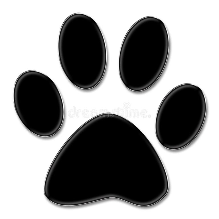 Paw Print Trails Stock Illustrations – 543 Paw Print Trails Stock ...