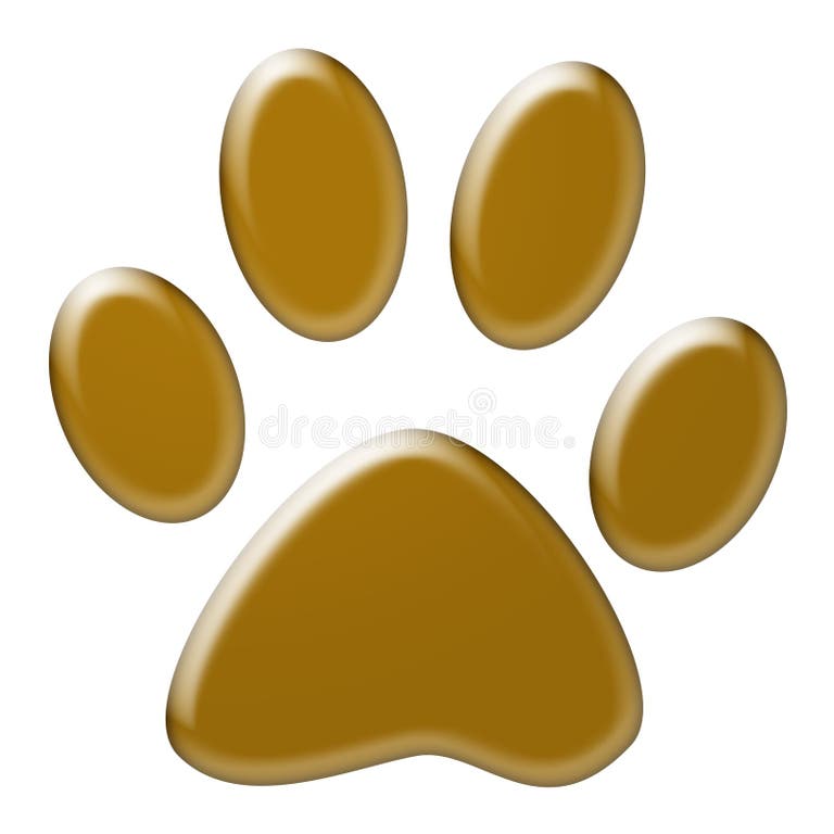 Paw Print Trails Stock Illustrations – 543 Paw Print Trails Stock ...