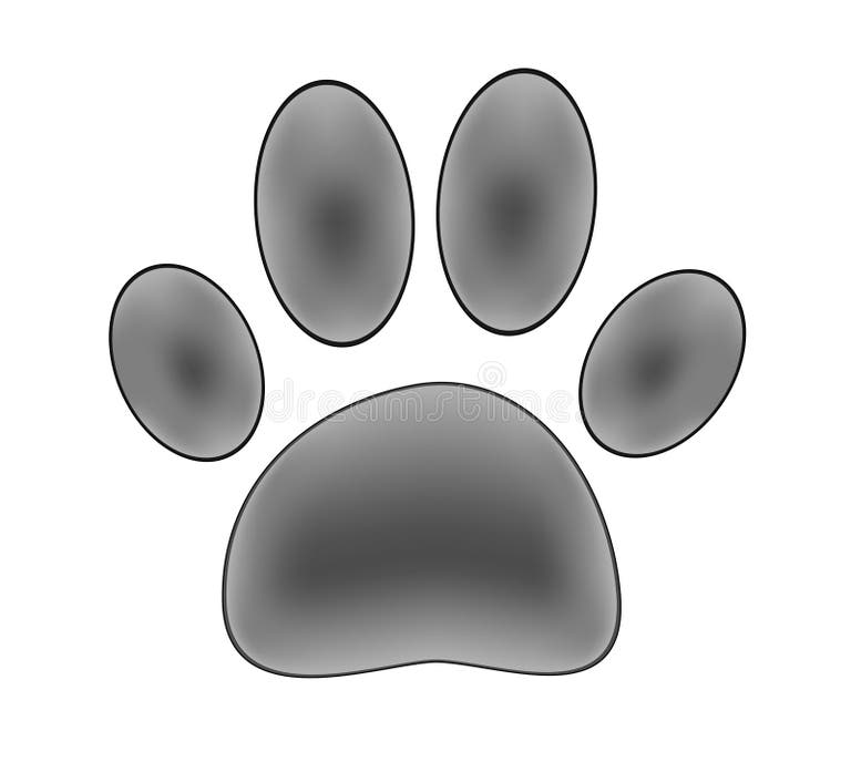 Paw Print Trails Stock Illustrations – 543 Paw Print Trails Stock ...