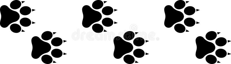 Paw Print Icon. Animal Symbol Vector Image. Stock Vector - Illustration ...