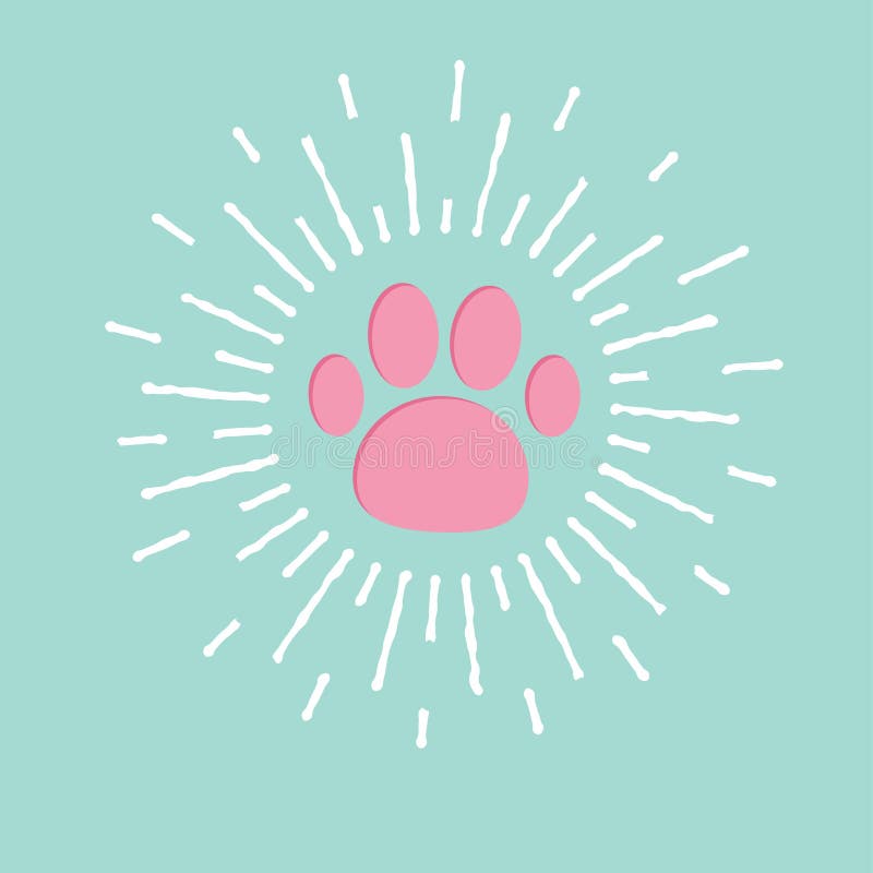 Pink Ribbon Label Paw Print Card Stock Illustrations – 17 Pink Ribbon ...