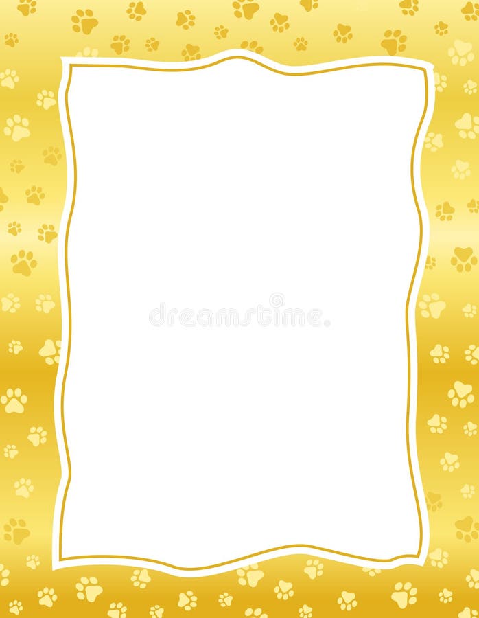 6+ Paw print border Free Stock Photos - StockFreeImages