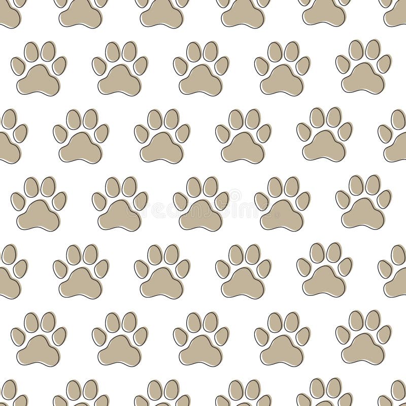 Paw Prints Row Stock Illustrations – 14 Paw Prints Row Stock ...