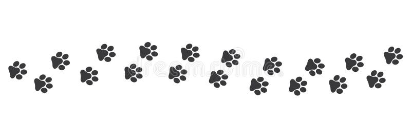 Paw Print Path Stock Illustrations – 2,205 Paw Print Path Stock ...
