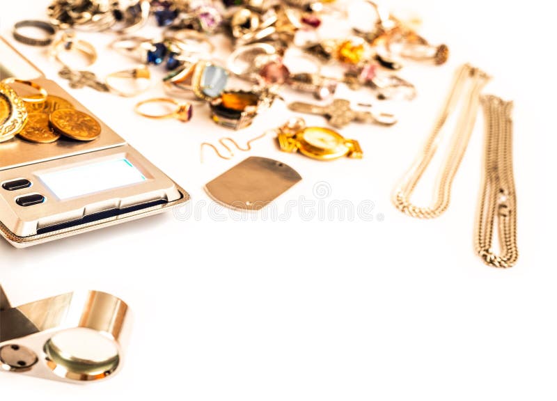 Pawnshop stock photo. Image of metals, magnifier, pawnbroker - 126032254