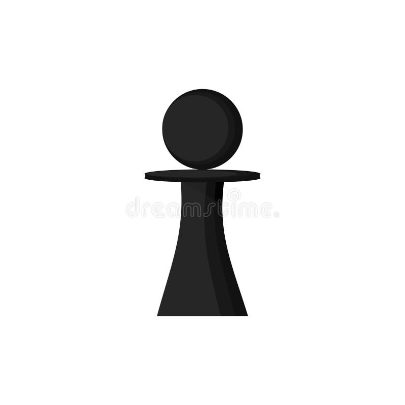 Pawn Chess figure Vector stock illustration. Illustration of figure ...