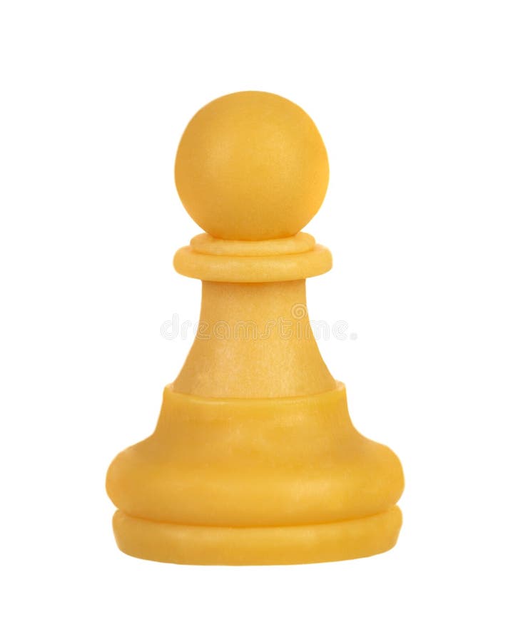 The Pawn, Chess Piece Isolated Stock Image - Image of single, isolated ...