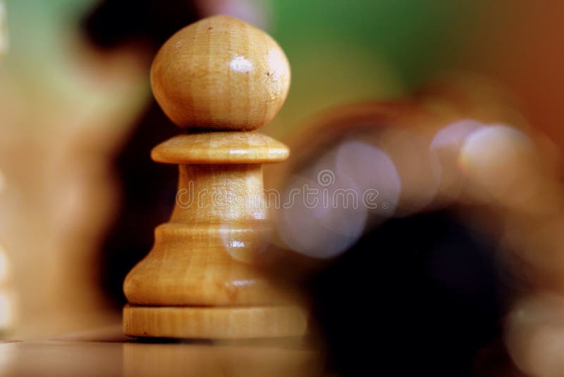 The Pawn on Chessboard stock photo. Image of abstract - 78842002