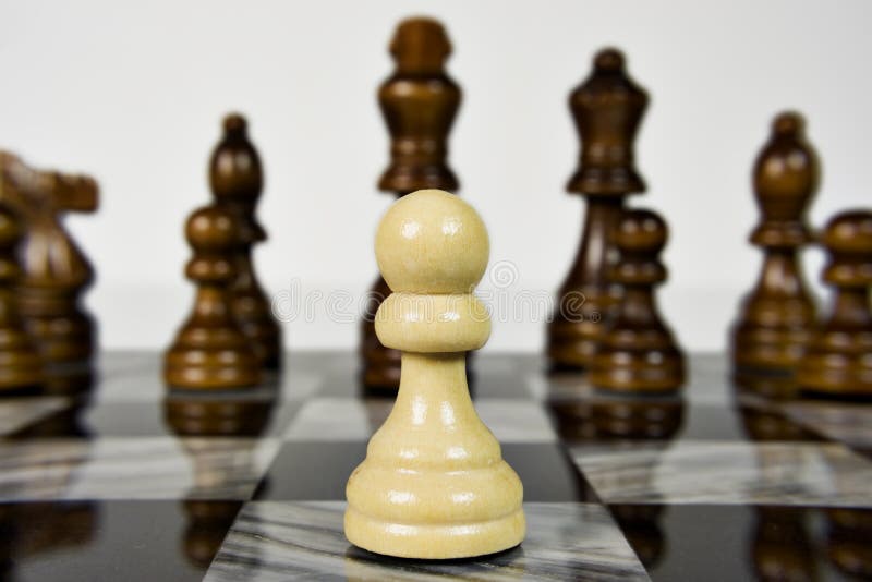 A Pawn`s Life stock image. Image of battle, chessboard - 164480281
