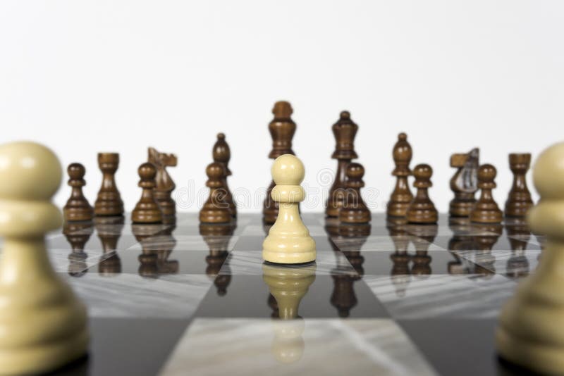 A Pawn`s Life stock image. Image of bishop, pawn, pawns - 164480477
