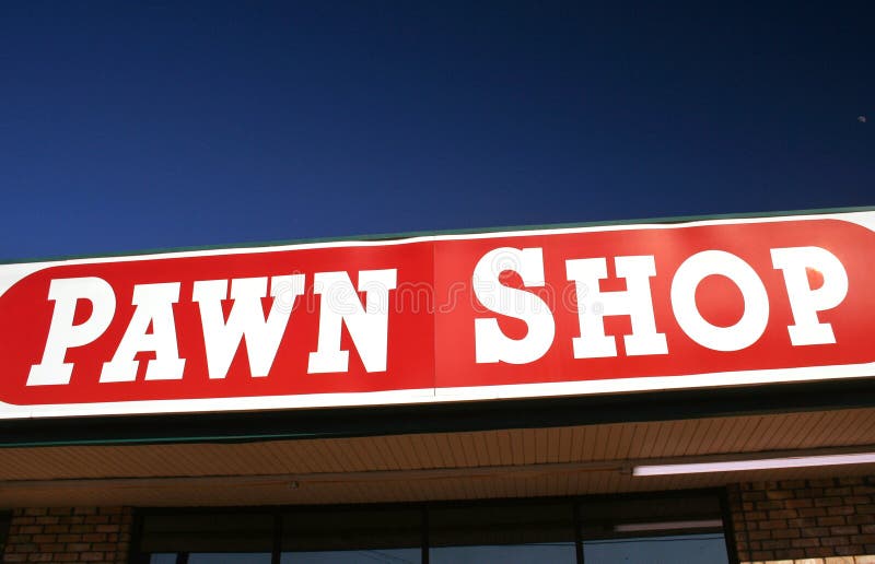 Pawn Shop Sign stock photo. Image of store, letters, open - 23267114