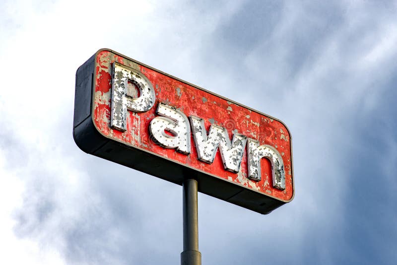 Pawn Shop Sign stock image. Image of rich, money, shop - 236209617