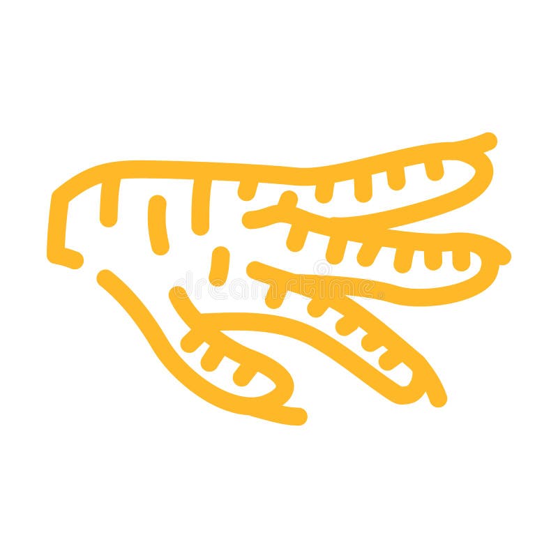 Paws Chicken Color Icon Vector Illustration Stock Illustration ...