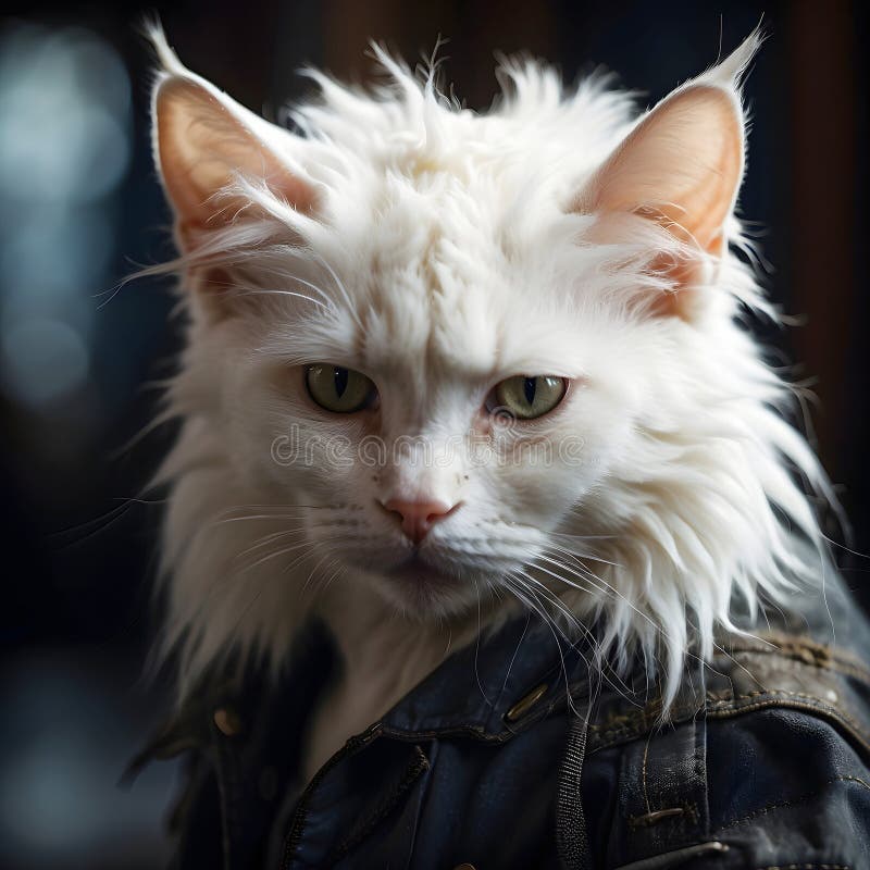 Paws and Panache: a Visual Symphony of Cat Swag and Elegance Stock ...