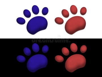 Paws for thought stock illustration. Illustration of graphics - 311966