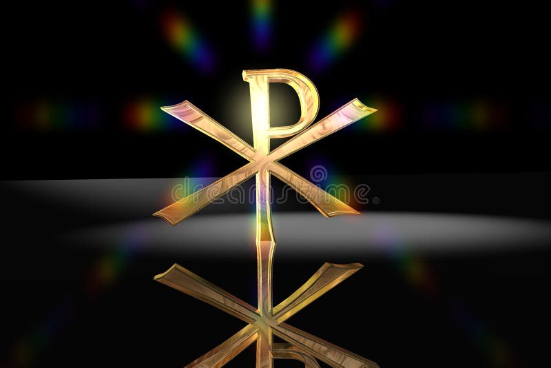 Pax Christi - Christian Cross Symbol Stock Illustration - Illustration ...