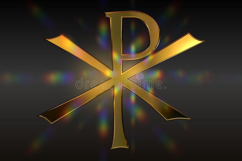 Pax-Christi symbol stock illustration. Illustration of passion - 4692882