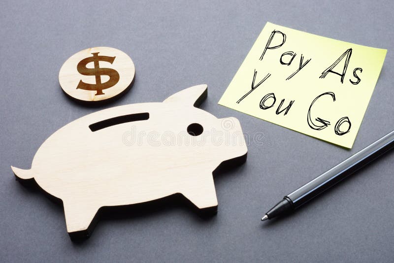Pay As You Go Pension Plan is Shown on the Business Photo Using the ...