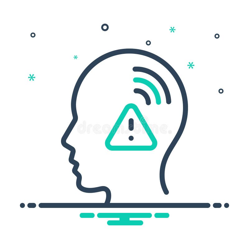 Mix Icon for Pay Attention, Pay and Alert Stock Vector - Illustration ...