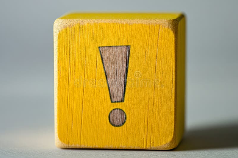 Pay Attention To a Yellow Block with an Exclamation Mark that Signifies ...