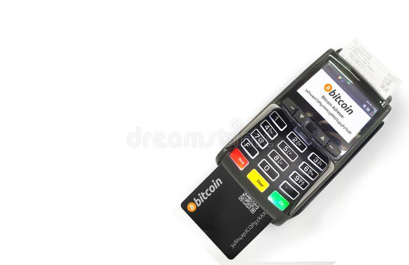 A Bitcoin ATM Machine Isolated Editorial Photo - Image of market ...