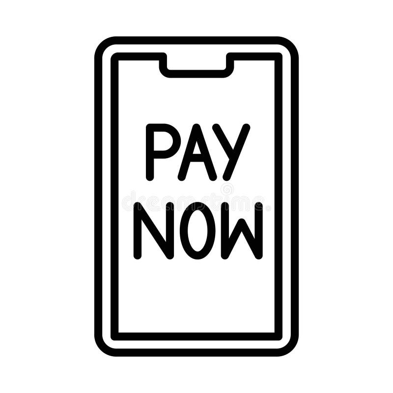 A Pay Button Icon Symbolizing Online Payment or Transaction Completion ...