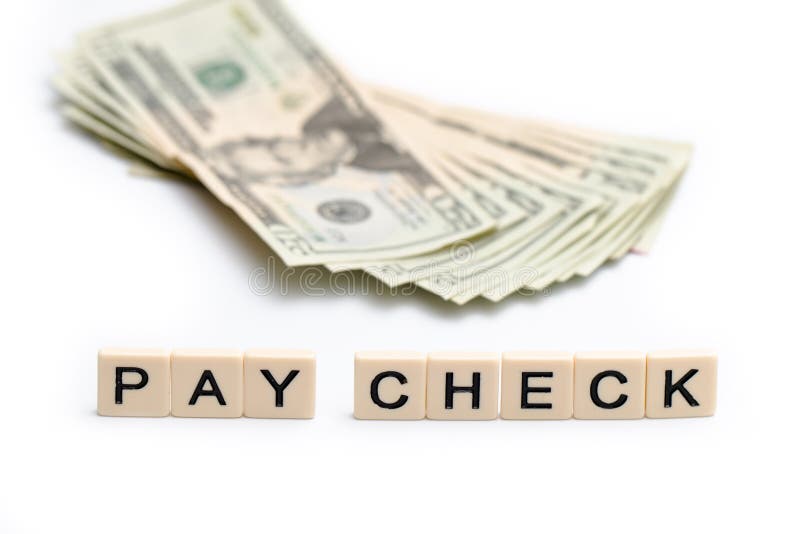 Pay Check stock image. Image of wealthy, letters, management - 94994431