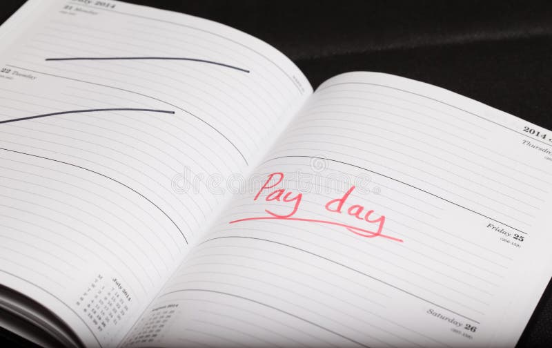 Pay day stock photo. Image of memo, macro, planning, event - 20677204