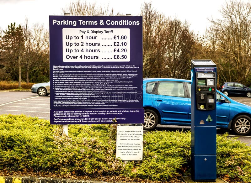 Pay and Display Car Park Ticket Machine, Editorial Stock Photo - Image ...