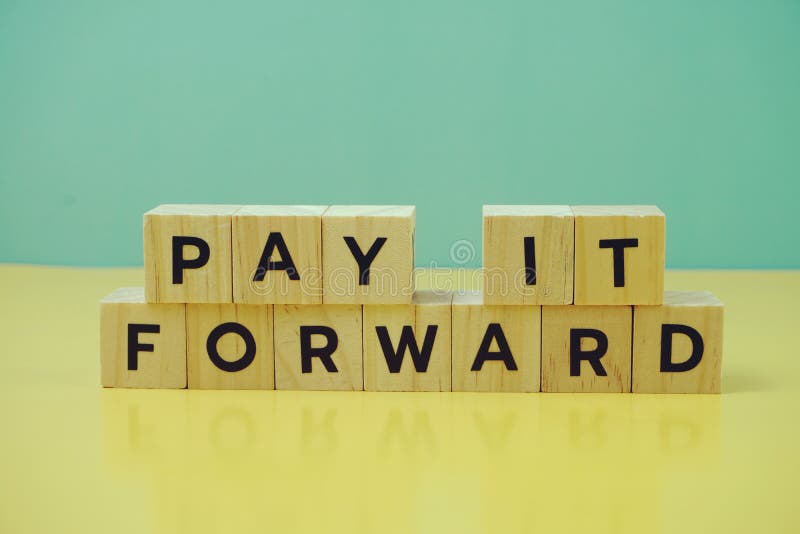 Pay it Forward Alphabet Letter on Red Glitter Background Stock Image ...