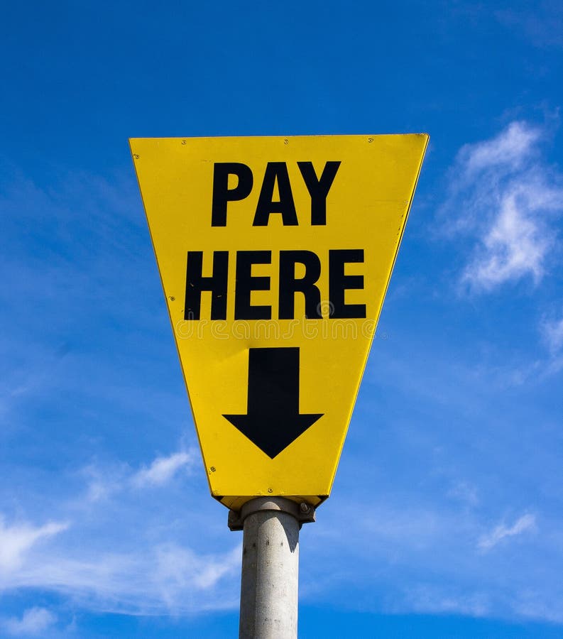 Pay Here stock photo. Image of business, purchasing, deposit - 26761482