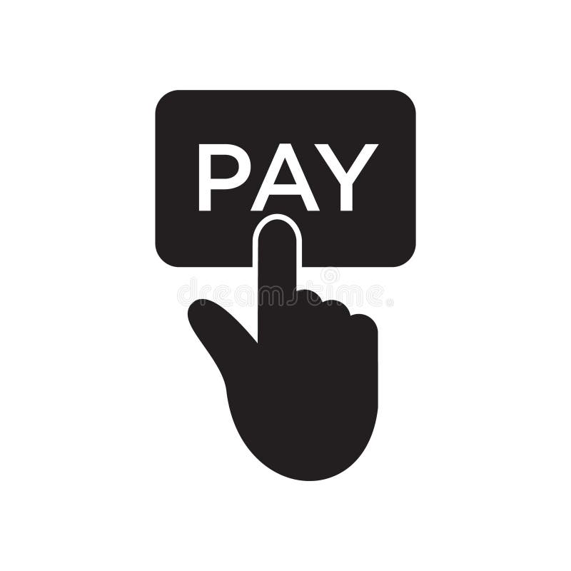 Pay Icon Vector Logo Design Template Stock Vector - Illustration of ...