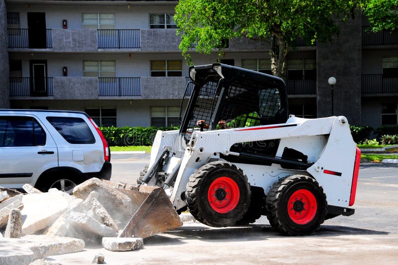 Pay-loader, Front Wheels Up Stock Image - Image of earth, excavation ...