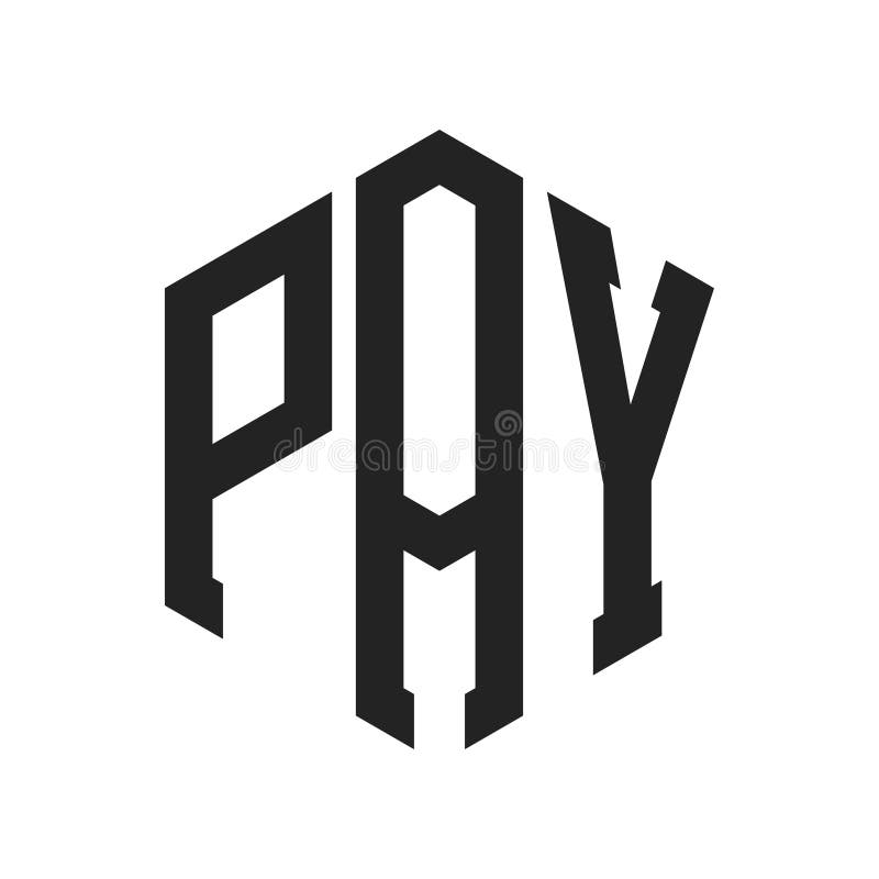 PAY Logo Design. Initial Letter PAY Monogram Logo Using Hexagon Shape ...