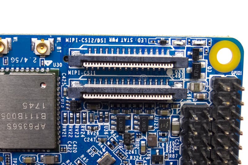 Pay Mini Computer with a Processor and Interface Connectors. Min Stock ...