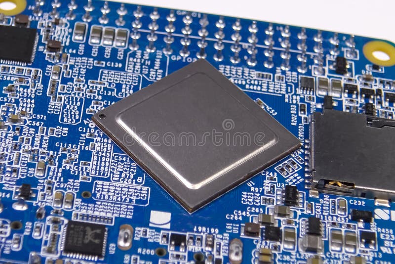 Pay Mini Computer with a Processor and Interface Connectors. Miniature ...