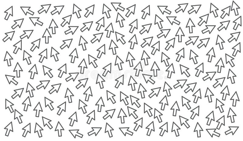 Set of black cursors stock illustration. Illustration of navigation ...