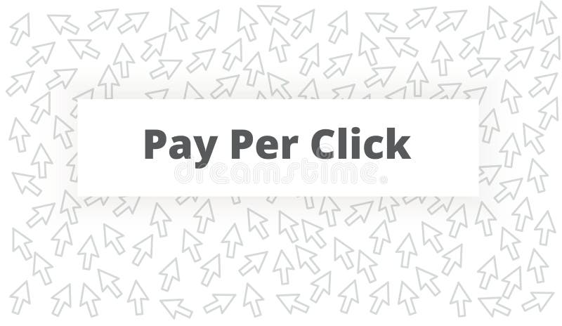 Pay Per Click Concept Background - Illustration Stock Illustration ...