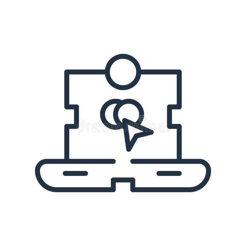 Pay Per Click Icon Vector Isolated on White Background, Pay Per Click ...