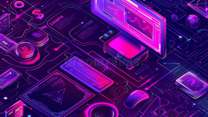 Pay Per Click Landing Page, Computer Desktop with Cursor Clicking on Ad ...