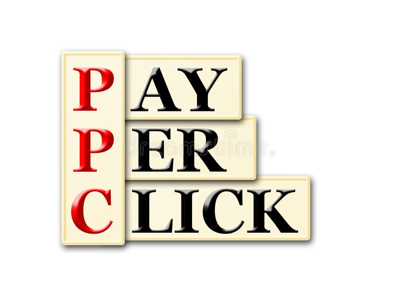 Pay Per Click stock illustration. Illustration of revenue - 41546730