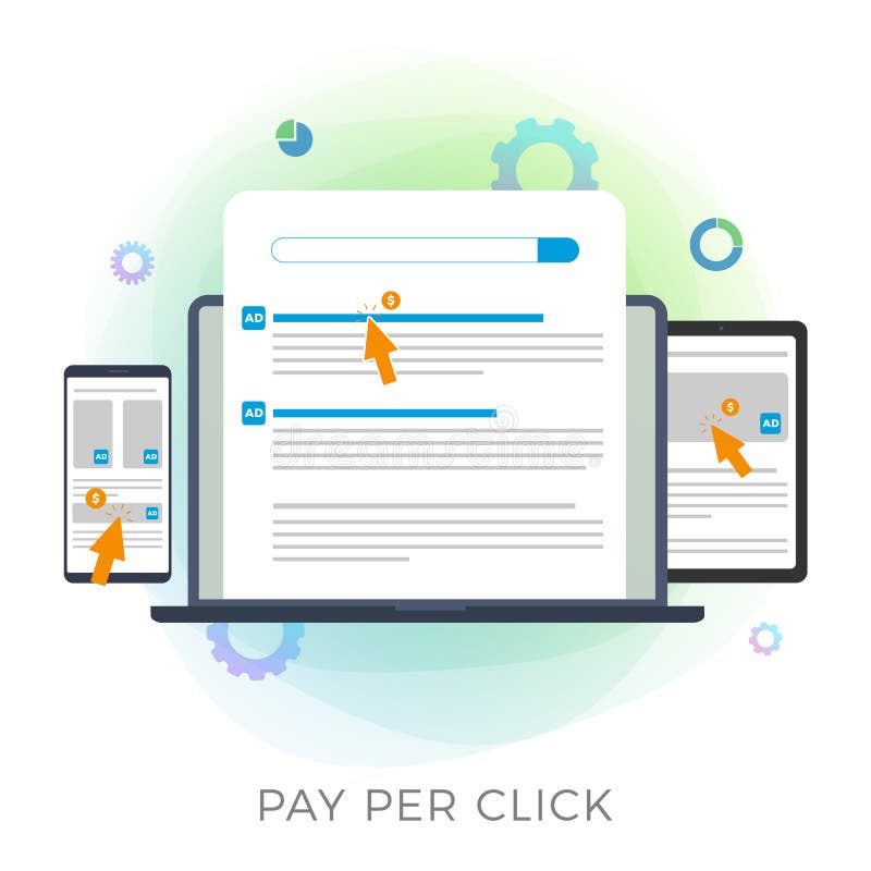 Pay Per Click PPC Flat Vector Icon. Advertising Marketing Business ... Pay Per Click PPC Flat Vector Icon. Advertising Marketing Business ...