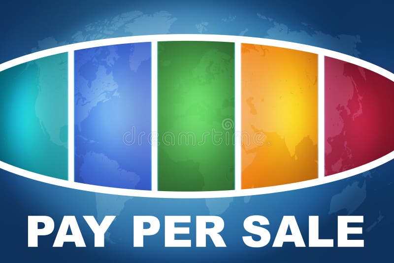 Pay per Sale stock illustration. Illustration of advertiser - 40131968