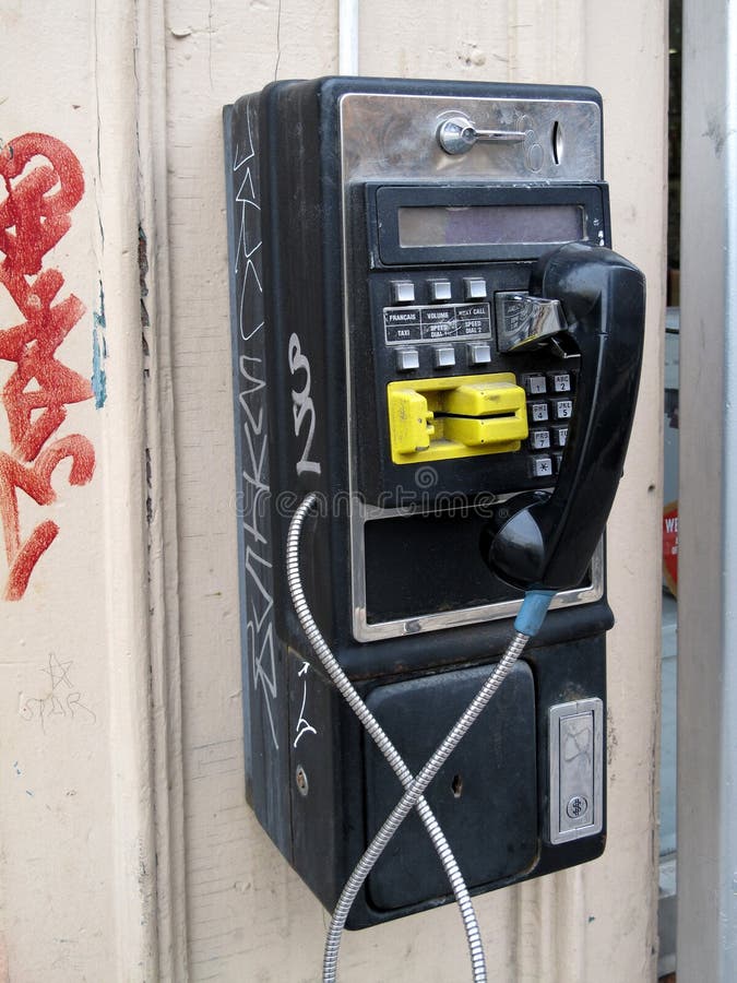 Pay phone stock image. Image of wall, phone, graffiti - 12310093