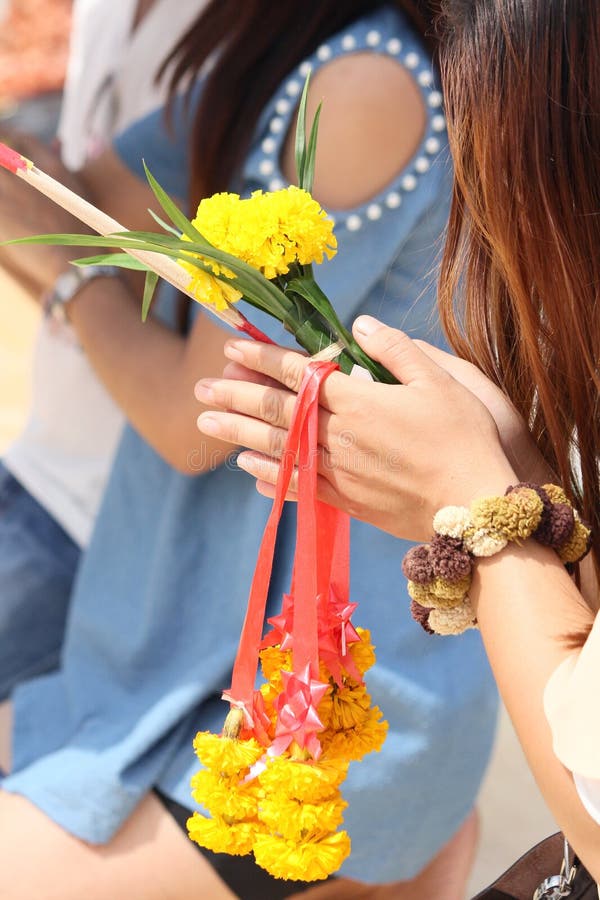 Pay respect at temple stock image. Image of fragrant - 43332273