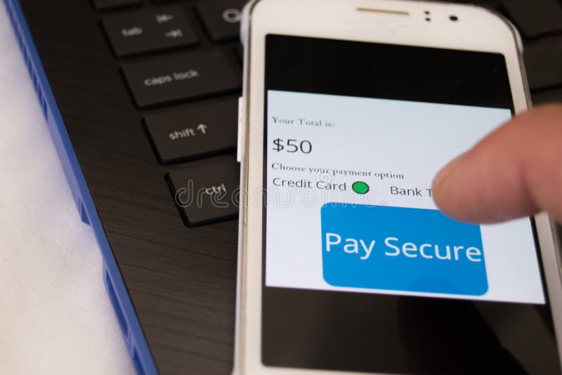 Secure Online Payment stock image. Image of shop, options - 117311725