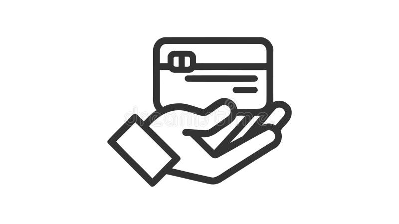 Pay Symbol Set, Logo Illustration Pack. Editable Stroke Stock Vector ...