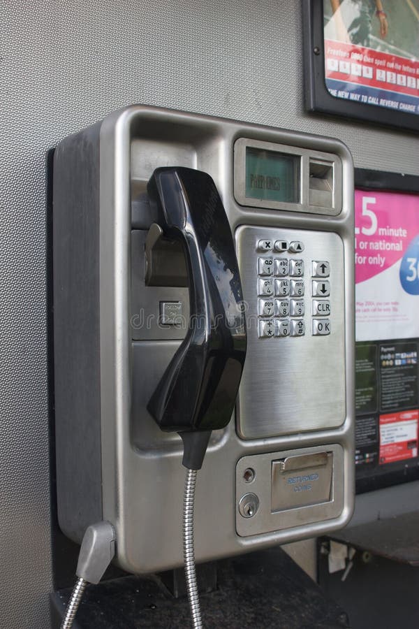 Pay telephone booth stock image. Image of black, technology - 340597