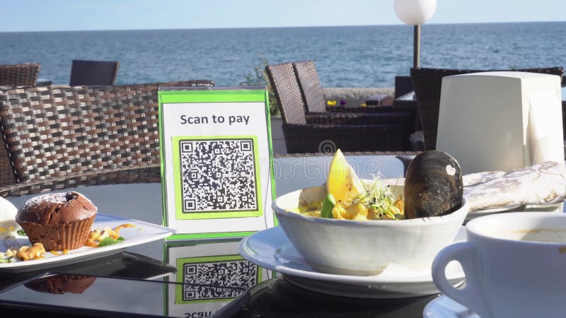 Pay Touch-free with a QR Code. QR Code Scanning App. Touchless Digital ...